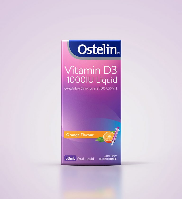 Ostelin Vitamin D3 1000IU Liquid Supplement - Ostelin AU